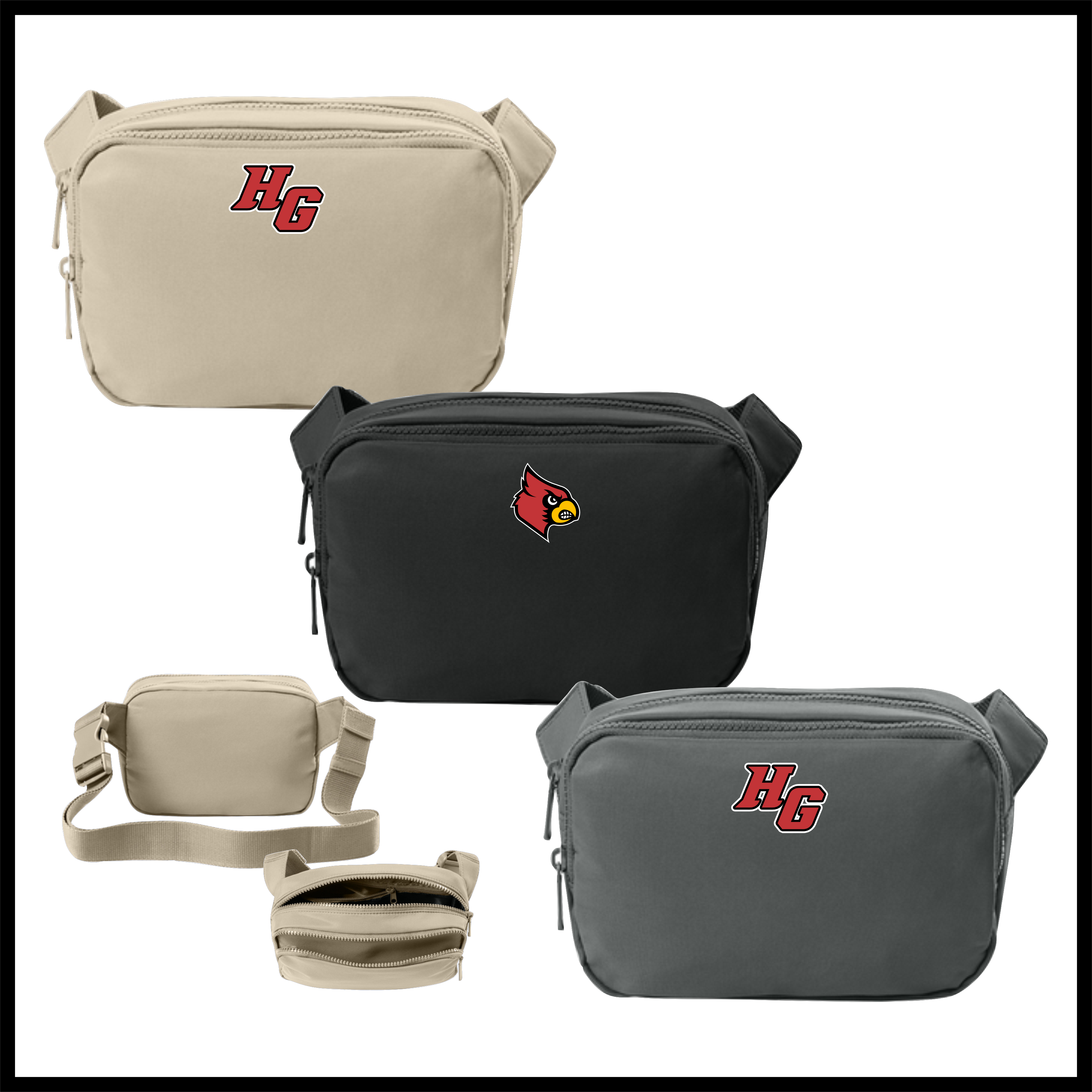 Bismarck Dual Compartment Crossbody Bag – Rev’d Up Ink