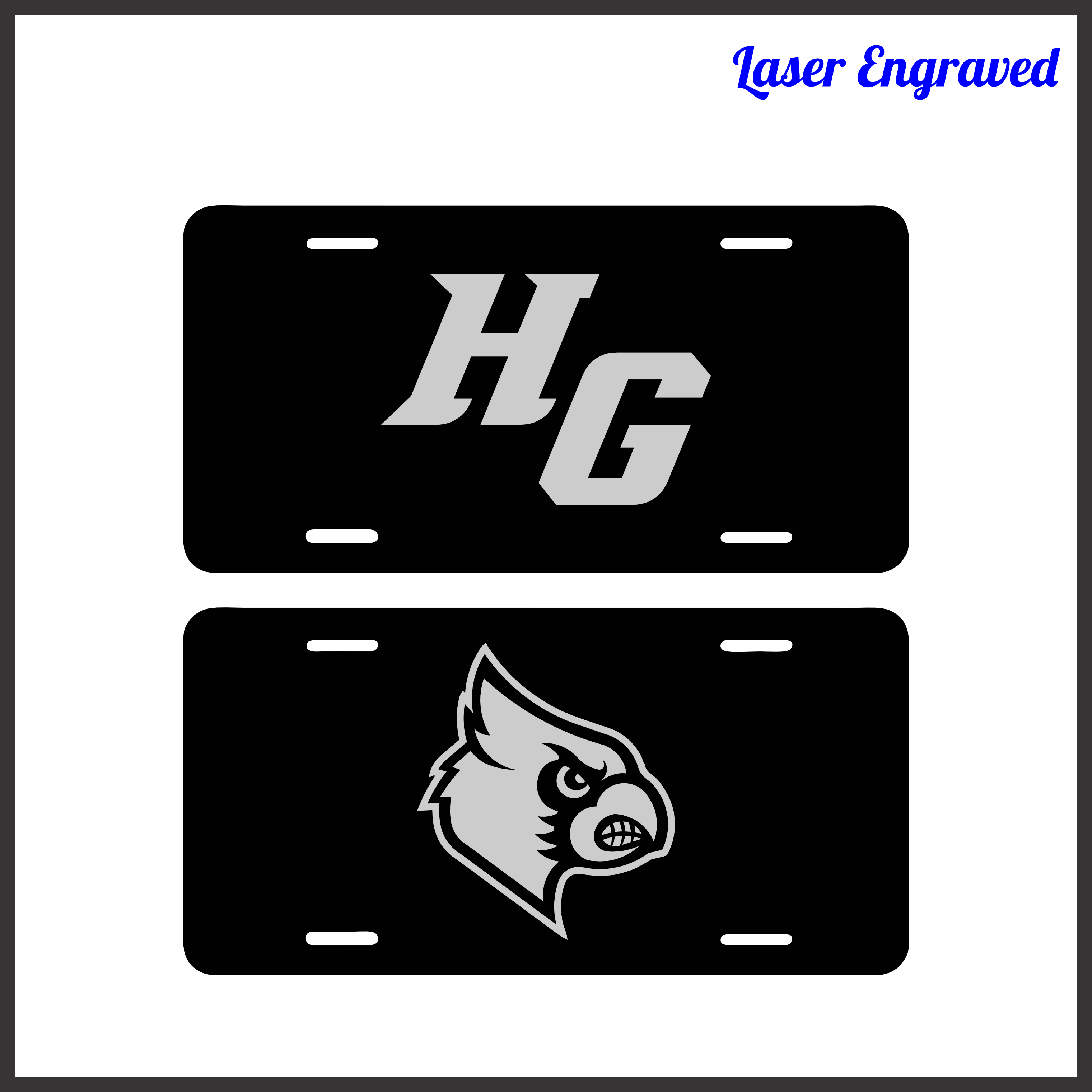 Harmony Grove Laser Engraved License Plate – Rev’d Up Ink