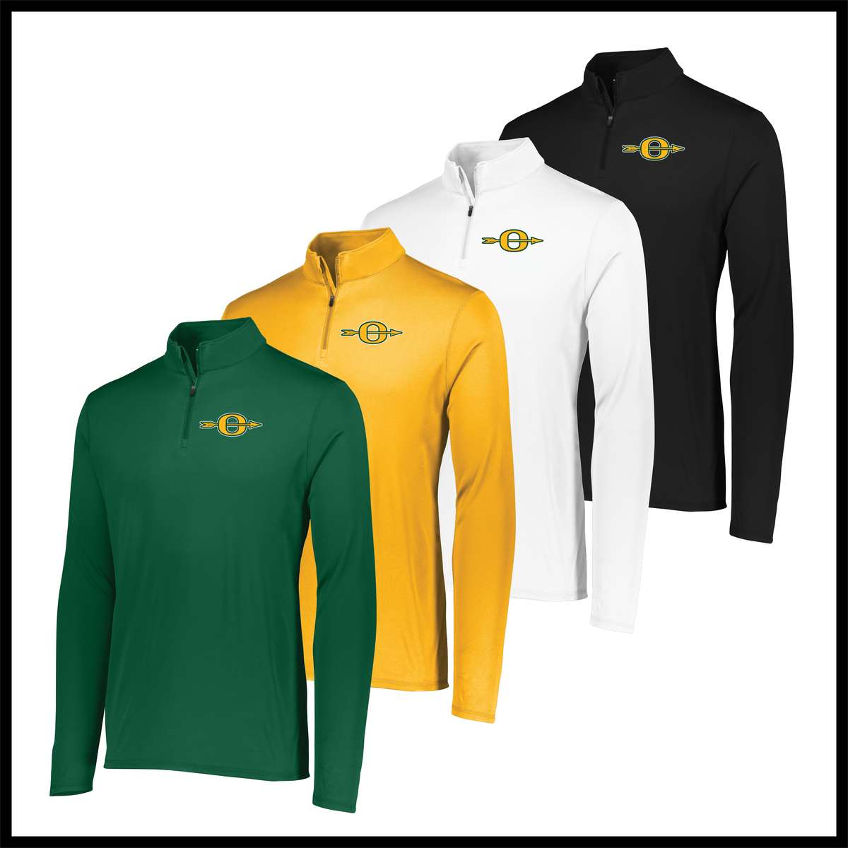 Ouachita Lightweight 100% Poly 1/4 Zip Pullover – Rev’d Up Ink